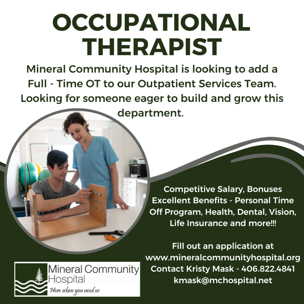 OT Job – Mineral Community Hospital